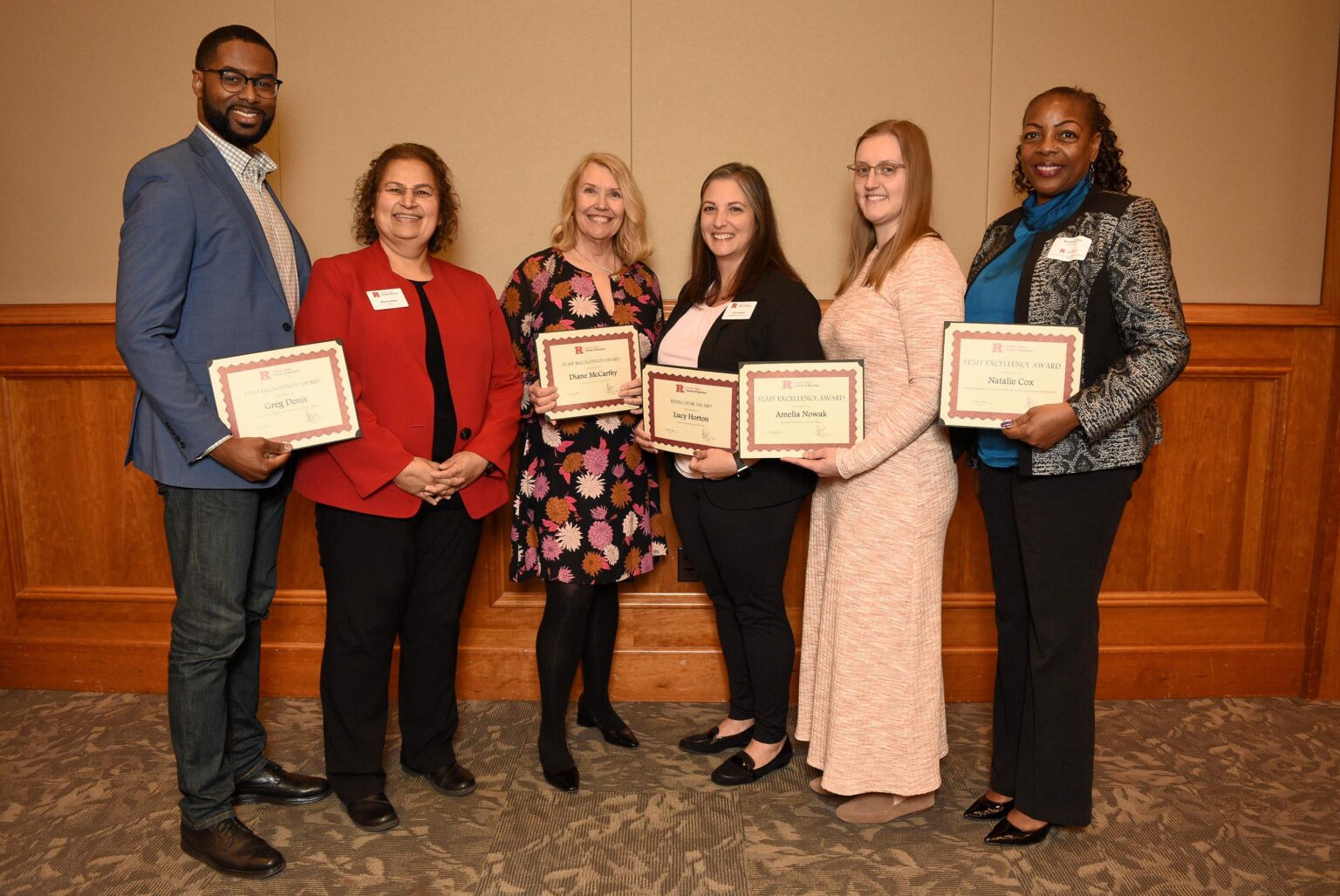 2024 Staff Awards - Rutgers School of Business - Camden